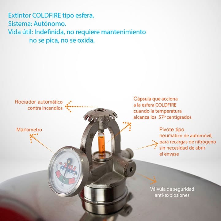 Extintores Cold Fire - Venta de Extintores Ecológicos en México